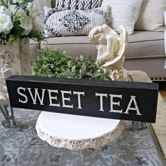 Boutique | Accents | New Rustic Farmhouse Sweet Tea Wood Sign | Poshmark